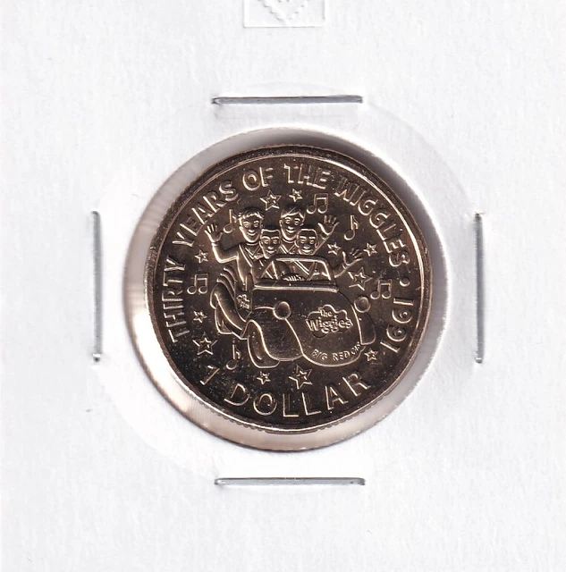 AUSTRALIA: 2021 $1 30 Years Of The Wiggles 2021 Unc Coin In 2X2 Holder ...