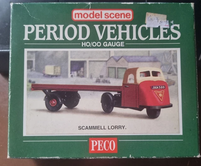 HO /OO SCALE PECO Scammell Lorry (Open Load Space) model kit £12.16 ...