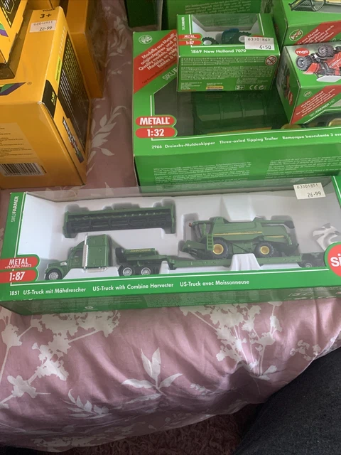 PRESSOFUSO SIKU FARMER 1851 CARGO CORONATO CON JOHN DEERE 9680i WTS ...