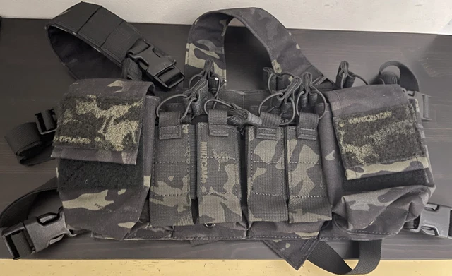 HALEY STRATEGIC D3CRX chest rig Multicam Black + rig pad + mission spec ...