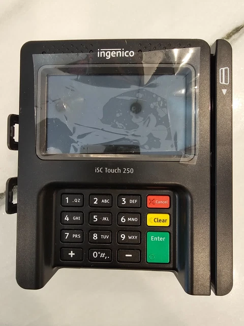 INGENICO ISC TOUCH 250 Payment Terminal - Black $50.00 - PicClick