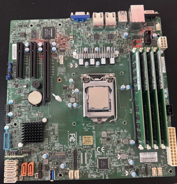 SUPERMICRO X11SCL-F 64GB LGA1151 DDR4 Server Motherboard Intel Xeon E ...