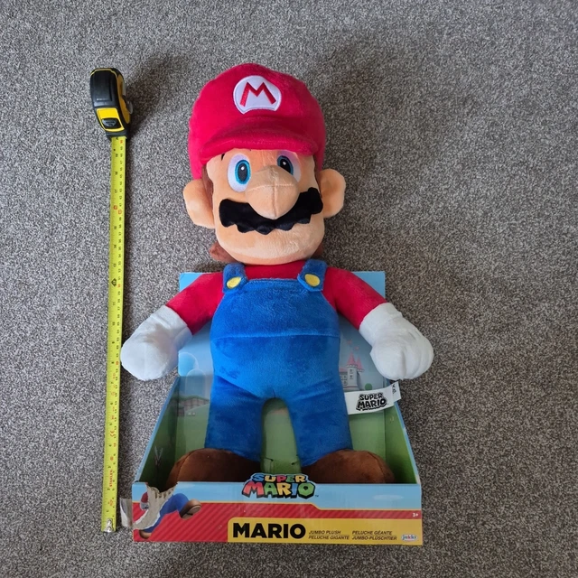20” WORLD OF Nintendo Mario Jumbo Plush Super Mario Jakks Pacific - box ...