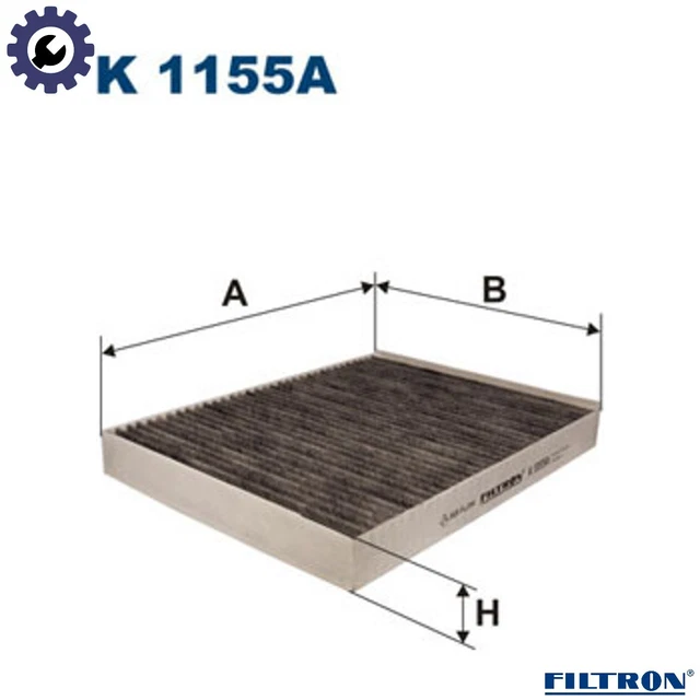 FILTER CABIN AIR K 1155A FOR VW CARAVELLE/KOMBI/Bus/TRANSPORTER/Mk/VI ...