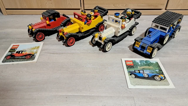 LEGO CLASSIC OLDTIMER 390 Cadillac 1913 , 391 Renault 1926, 395 Rolls ...