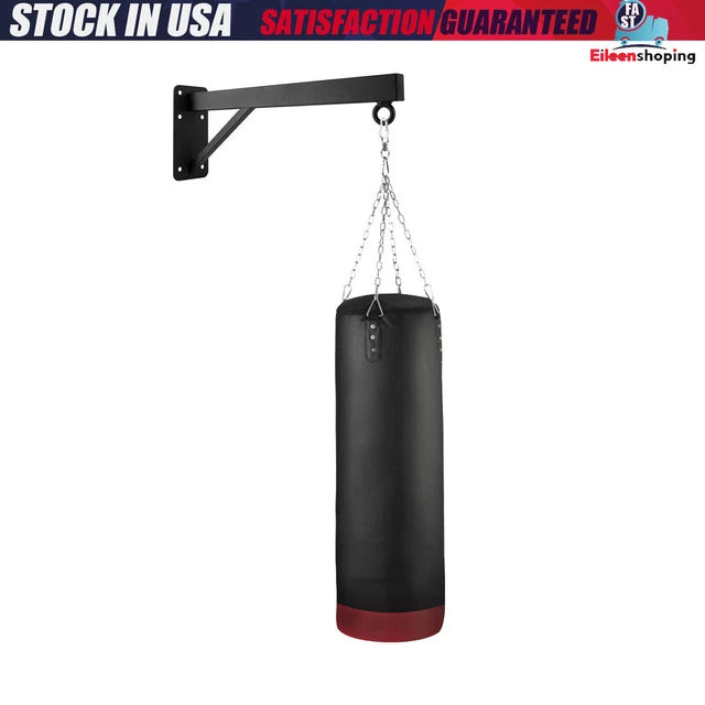 WALL BRACKET PUNCH Bag Heavy Duty Boxing Bag MMA Steel Wall Mount ...