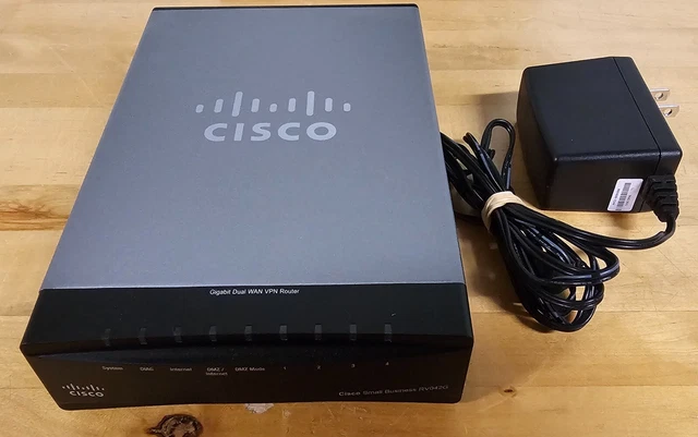 CISCO SMALL BUSINESS RV042G Gigabit Dual WAN Router $50.00 - PicClick