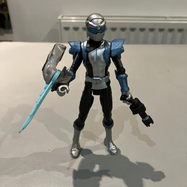 POWER RANGERS DELUXE Silver ranger Beast Morpher Figure Weapons & Keys ...