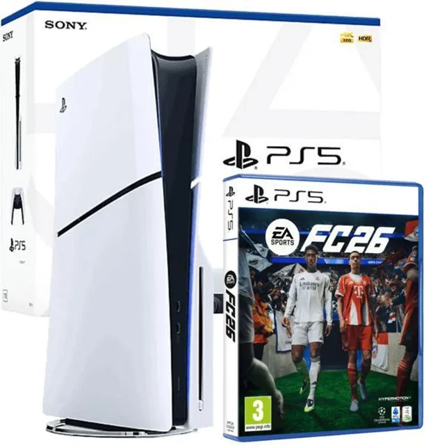 SONY PLAYSTATION 5 (PS5) Disc Edition + EA Sports FC 26 EUR 498,45 ...