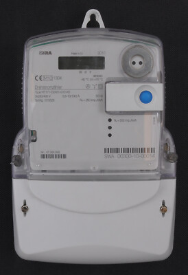 ISKRA MT174 DREHSTROMZÄHLER 5/100A 230/400 V Digital Geeicht 2017 ...