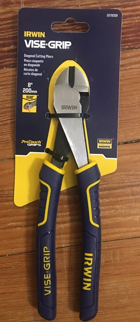 IRWIN VISE-GRIP DIAGONAL Cutting Pliers, 8-Inch 2078308 $15.00 - PicClick