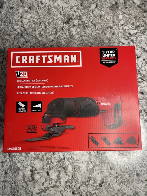 CRAFTSMAN V20 CORDLESS-AMP 20-Volt Max Variable Speed Oscillating Multi ...