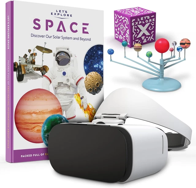 STEM ADVENTURE AWAITS: Kids VR Headset & Magic Holo Cube - Explore ...