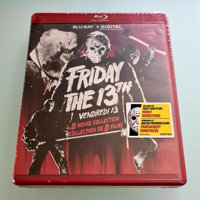FRIDAY THE 13TH 8 Movie Collection Horror Slasher Region A Blu-Ray ...