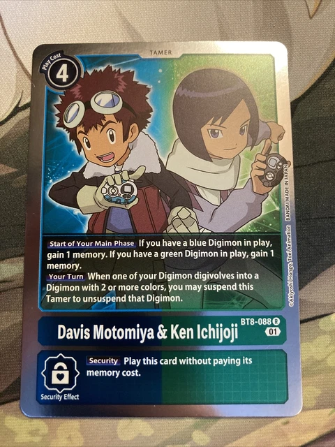 DIGIMON! DAVIS MOTOMIYA & Ken Ichijoji - Rare - BT8-088 - NM $8.50 - PicClick CA