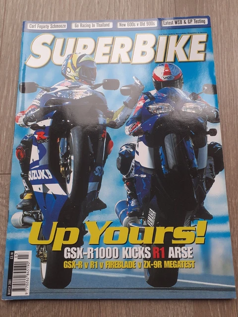 SUPERBIKE MAG CBR900RR FireBlade R1 GSX-R1000 ZX-9R CBR600F GSX-R600 ...