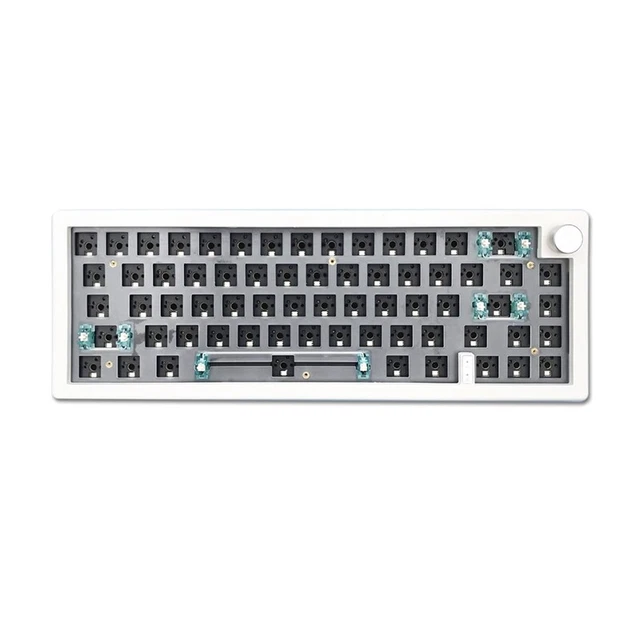 GMK67 HOT SWAPPABLE RGB Backlight Mechanical Keyboard Kit Bluetooth 2 ...