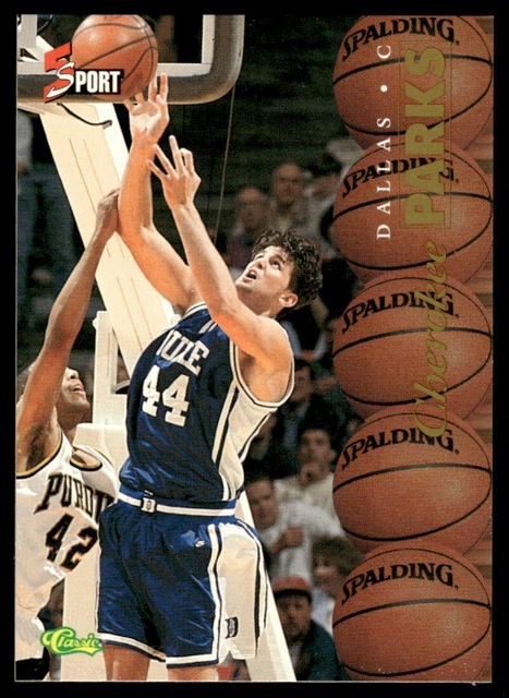 1995-96 CLASSIC 5-SPORT #259 Cherokee Parks recrue Dallas Mavericks EUR ...