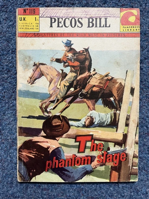 PECOS BILL WILD West Picture Library Comic No. 119 The Phantom Stage £5 ...