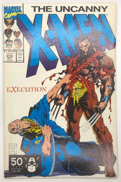BANDE DESSINÉE THE Uncanny X-Men #276 Marvel 1991 Âge Du Cuivre EUR 6 ...