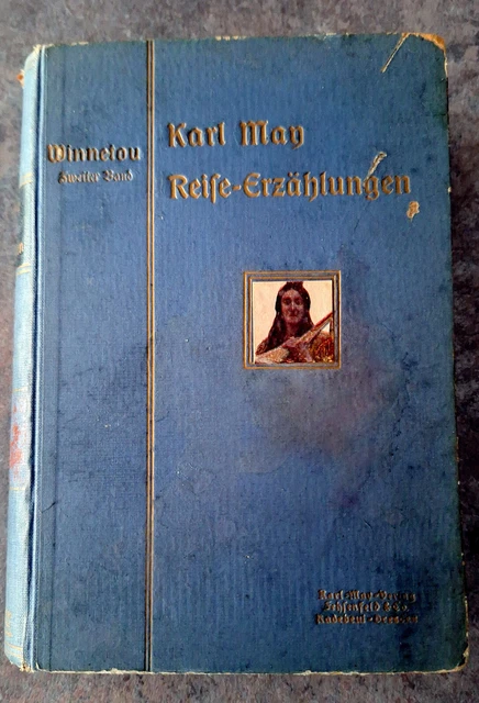 KARL MAY &WINNETOU II", blauer illustrierter Fehsenfeld-Radebeul, Claus ...