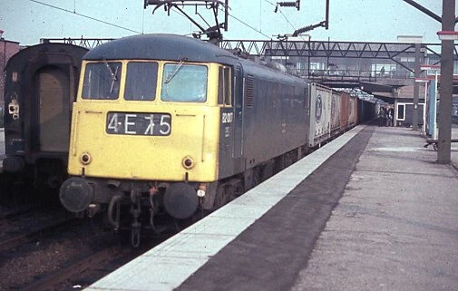 ORIGINAL COLOUR SLIDE of 82007 BR class 82 electric loco EUR 5,71 ...