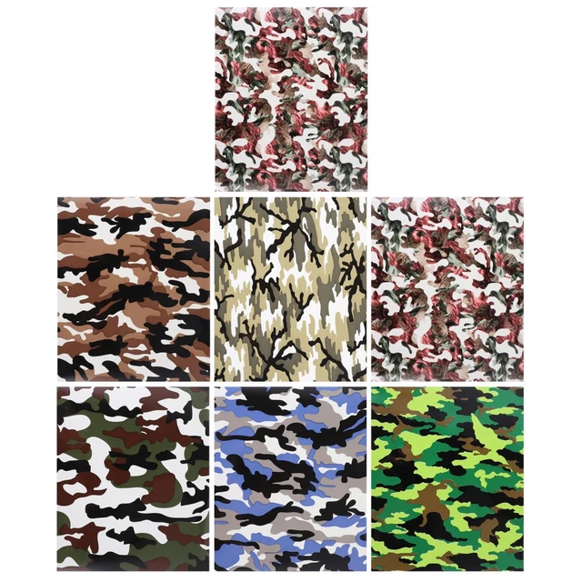 7 PCS HEAT Transfer Film Vinyl For T Shirt Crafting And Garment Design ...