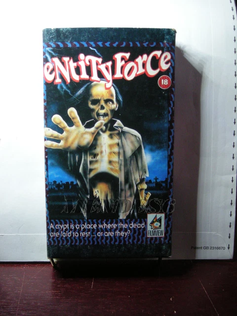 VHS ENTITY FORCE Filmview 18 Play Tested £8.00 - PicClick UK