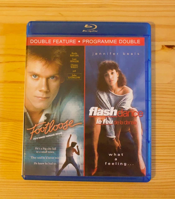 FOOTLOOSE / FLASHDANCE Blu-ray Double Feature Kevin Bacon Jennifer ...