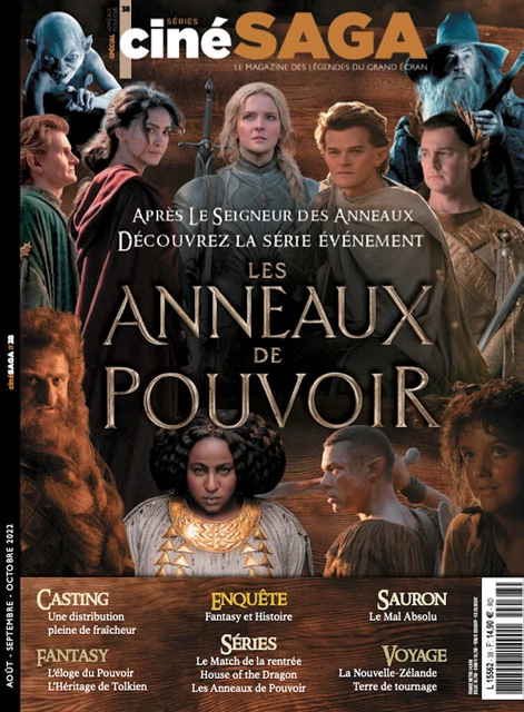 CINÉ SAGA 38 Serie Evenement Les Anneaux De Pouvoir EUR 8,00 - PicClick FR