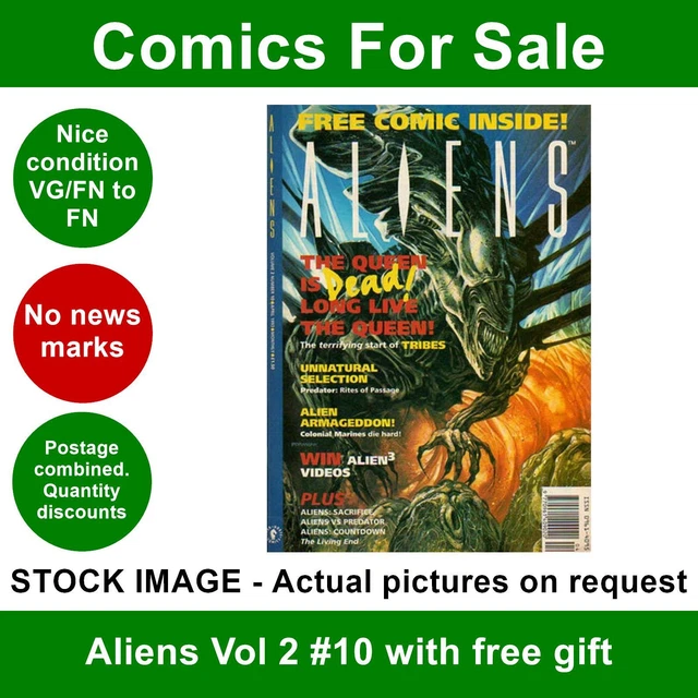 ALIENS VOL 2 #10 with free gift comic - VG/FN clean 01 April 1993 $8.99 ...