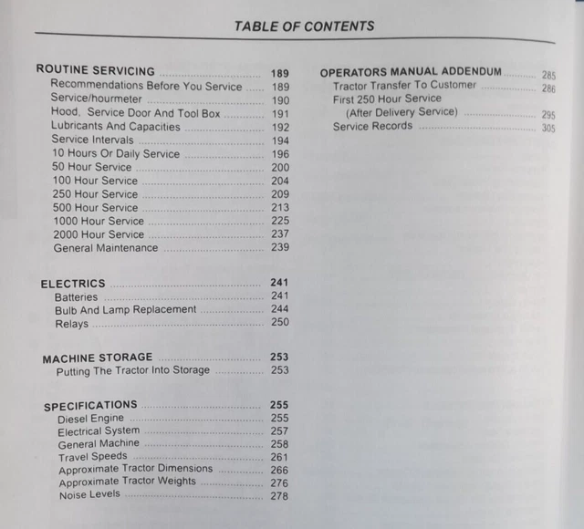 MCCORMICK MC95 MC105 MC115 MC120 MC135 TRACTOR OPERATION & MAINTENANCE ...