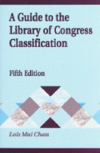 A GUIDE TO the Library of Congress Classification, 5e édition Lo EUR 9 ...