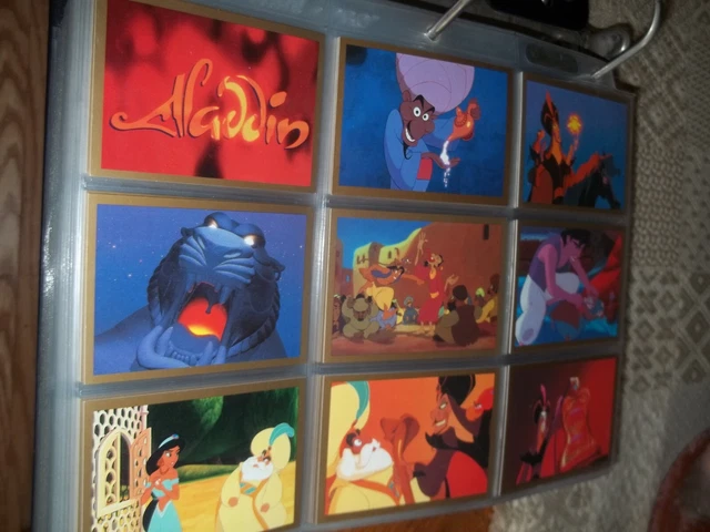 ALADDIN DISNEY MOVIE Complete Trading Card Set - Skybox 1993 £33.54 ...