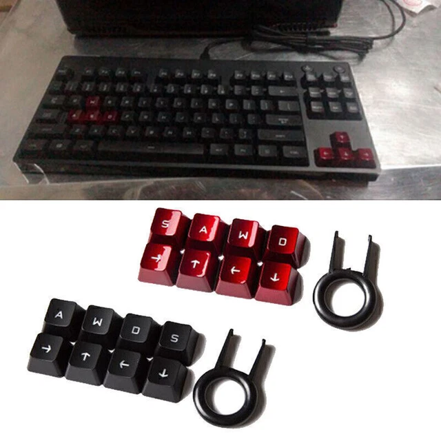 WASD MECHANICAL BACKLIT Keycaps with Key Puller for Logitech G910 G810 ...