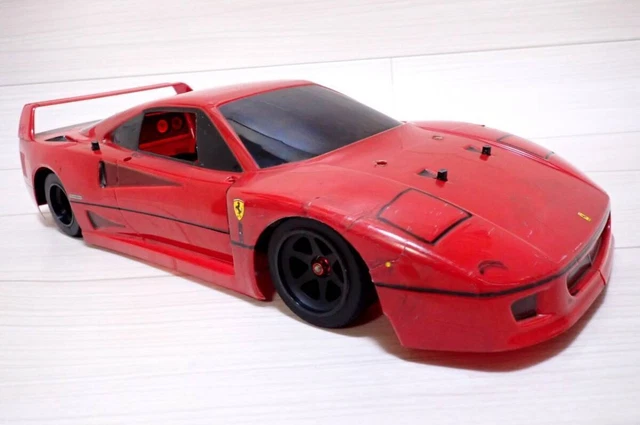 TAMIYA 1/10 C car chassis with Ferrari F40 body RC Radio Control Set £ ...