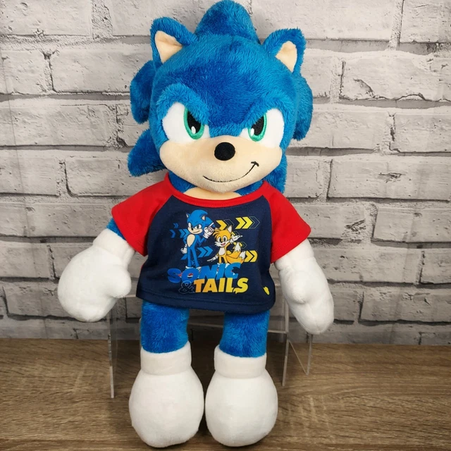BUILD A BEAR Sonic The Hedgehog Movie 2 18" Soft Toy TShirt Talking Scented £34.99 - PicClick UK