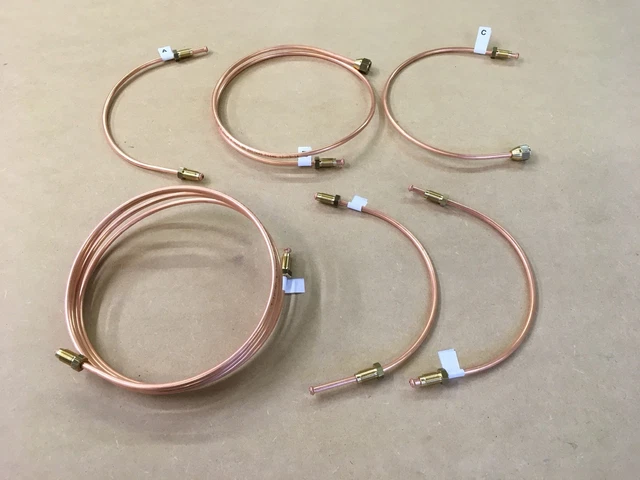 AUSTIN A40 FARINA MK1 Copper Brake Pipe Kit With Brass Unions £69.99 ...