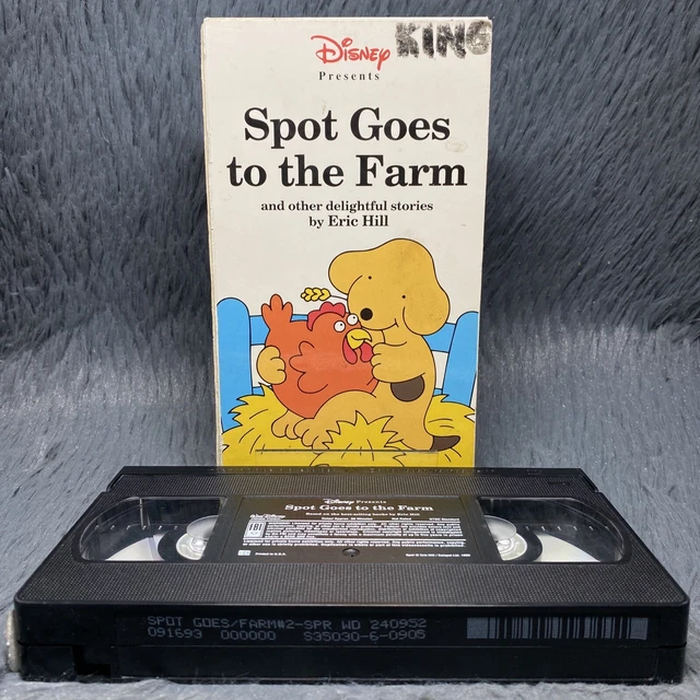SPOT GOES TO the Farm VHS 1998 Walt Disney Home Video Classique Enfants ...