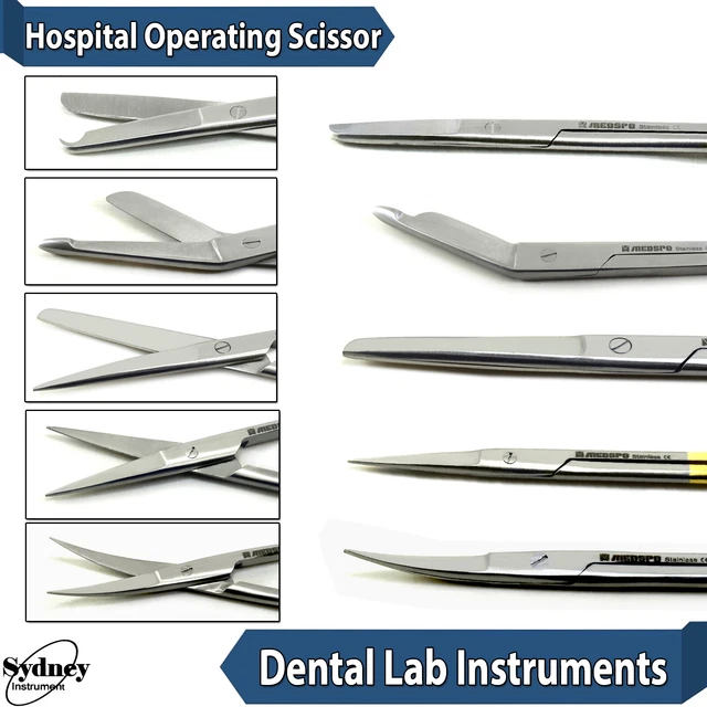 SURGICAL TISSUE SUTURE Scissors Hospital Operating Dissecting Scissor ...