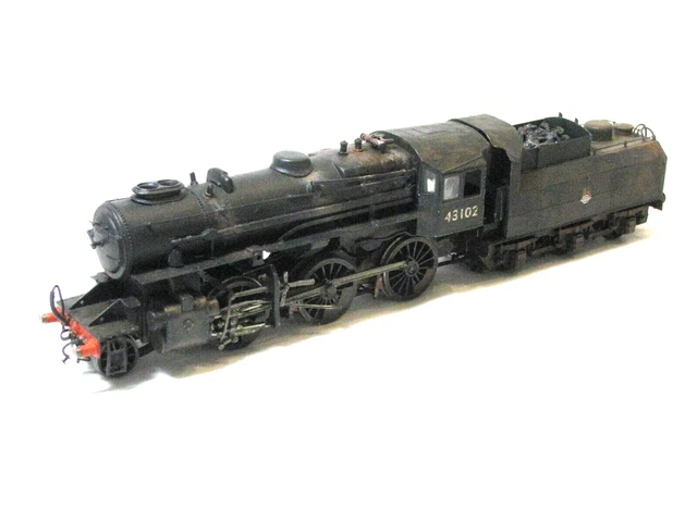 KIT BUILT IVATT Class 4 4-6-0 Steam Loco 43102 In BR Black Early Crest ...