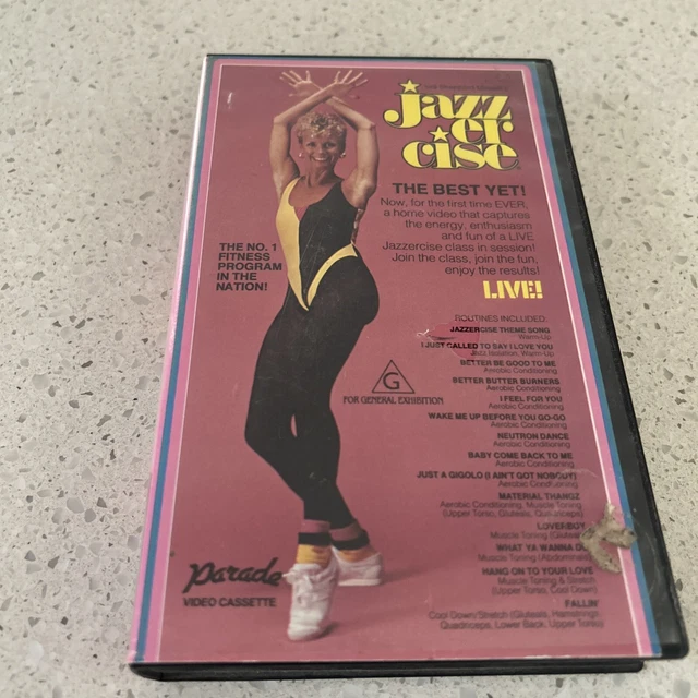JAZZERCISE - 1985 Dance Fitness - VHS VIDEO $39.00 - PicClick AU