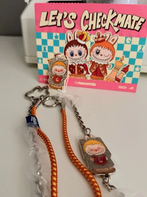*POP MART* &ROOK” The Monsters LABUBU Let's Checkmate BAG Pendant Charm ...