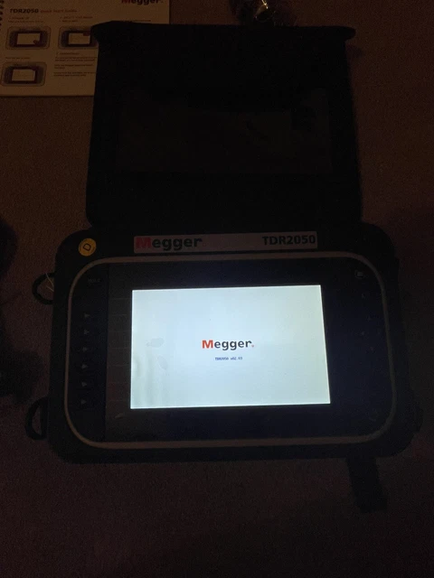 MEGGER TDR2050 ADVANCED Dual Channel Time Domain Reflectometer £1,052. ...