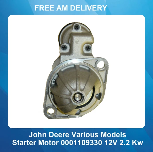 STARTER MOTOR FOR John Deere 4024T 5030T Loader 0001109330 RE508922 ...
