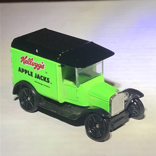 MATCHBOX 1921 MODEL T Ford Toy Car Kellogg's Apple Jacks Green 1989 ...