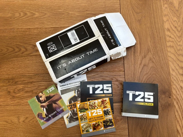 T25 WORKOUT DVD Boxset Alpha & Beta with Guides £10.25 - PicClick UK