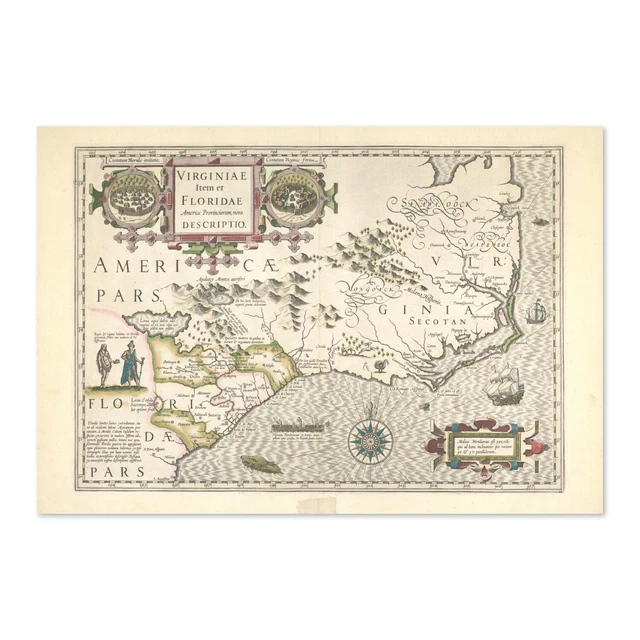 Virginia East Coast Map