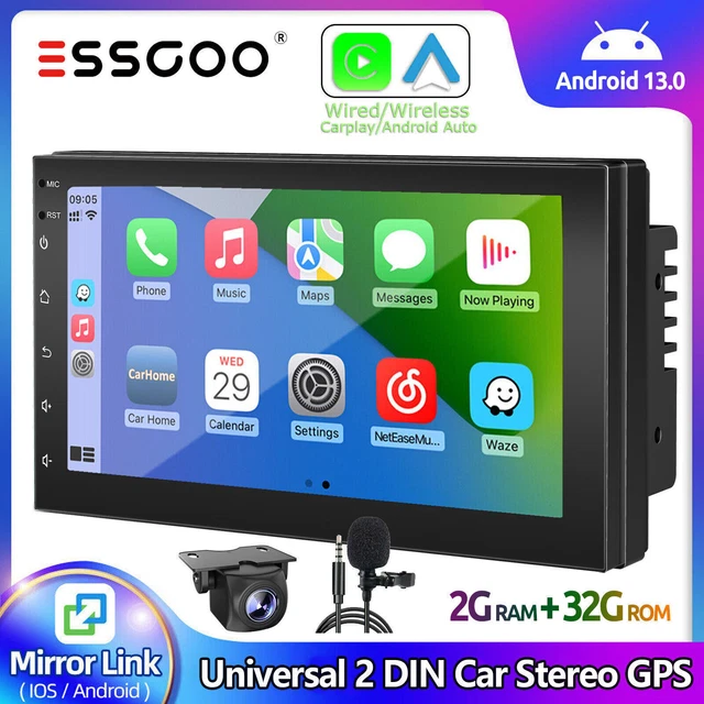 7'' DOUBLE 2DIN 32G Android 13 Touch Screen Car Stereo Radio GPS BT ...