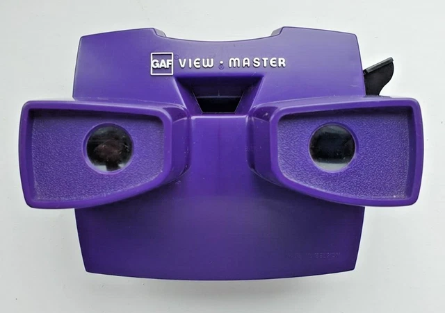 VINTAGE VIEWMASTER MODEL J Viewer Gaf Rare Purple Version P141 £24.95 ...